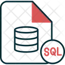 Structured query language Icon - Download in Line Style