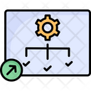 System configuration Icon - Download in Colored Outline Style