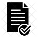 Task Complete Icon - Download in Glyph Style