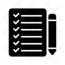 Task Complete Icon - Download in Glyph Style