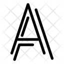 Text effect Icon - Download in Line Style