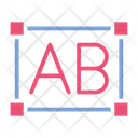 Text field Icon - Download in Flat Style