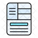 Treemap Icon - Download in Colored Outline Style