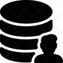 User database Icon - Download in Glyph Style