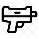 Uzi Icon - Download in Line Style