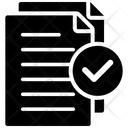 Validation Icon - Download in Glyph Style