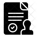 Validation Icon - Download in Glyph Style