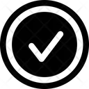 Validation Check Icon - Download in Glyph Style