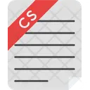 Visual C Source Code File Icon - Download in Flat Style