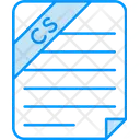 Visual C Source Code File Icon - Download in Dual Tone Style