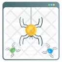 Web Crawler Icon - Download in Flat Style