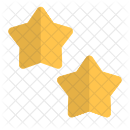 2 star Icon - Download in Flat Style