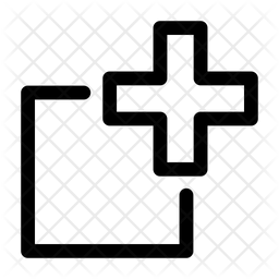 Add Icon - Download in Line Style