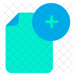 Add Document Icon - Download in Flat Style