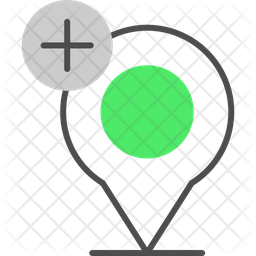 Add Point Icon - Download in Dualtone Style