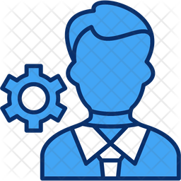 Administrator Icon - Download in Colored Outline Style