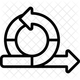 Agile Icon - Download in Line Style