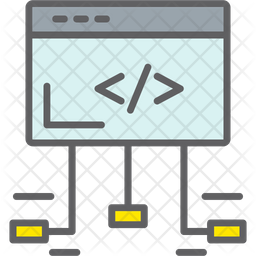 Agile Framework Icon - Download in Colored Outline Style