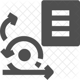 Agile Practices Icon - Download in Glyph Style