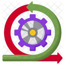 Agile Software Development Icon - Download in Flat Style