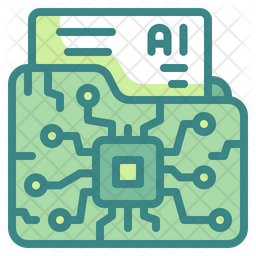 Ai Folder Icon - Download in Dualtone Style