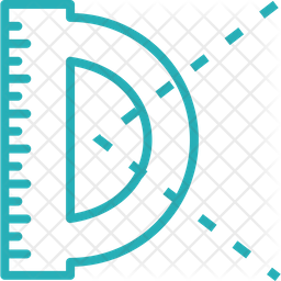 Angular Icon - Download in Line Style