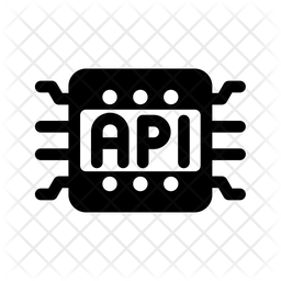 Api Chip Icon - Download in Glyph Style