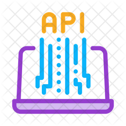 Api Development Icon - Download in Colored Outline Style