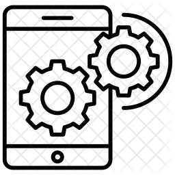 API Integration Icon - Download in Line Style