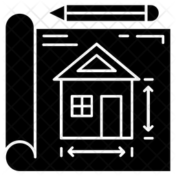 Architecture Icon - Download in Glyph Style