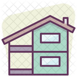 Architecture Icon - Download in Colored Outline Style