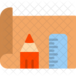 Architecture Design Icon - Download in Flat Style