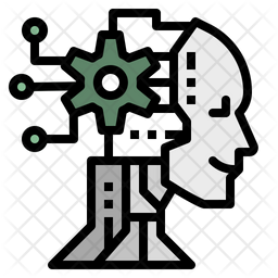 Artificial Intelligence Icon - Download in Colored Outline Style