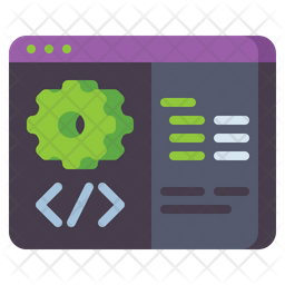 Back End Development Icon - Download in Flat Style