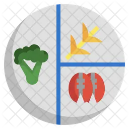 Balanced Diet Icon - Download in Flat Style