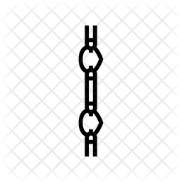 Bar Chain Icon - Download in Line Style