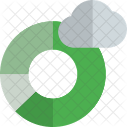 Cloud Loading Data Icon - Download in Flat Style