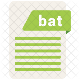 Bat file Icon - Download in Flat Style