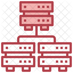 Big Data Structure Icon - Download in Dualtone Style