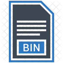 Bin file Icon - Download in Flat Style