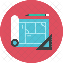 Blueprint Icon - Download in Flat Style