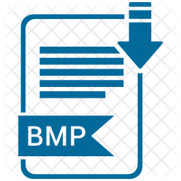 Bmp file Icon - Download in Flat Style