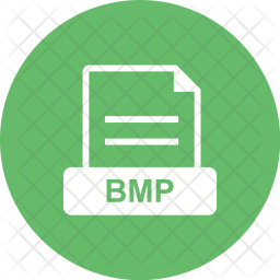 Bmp file Icon - Download in Glyph Style