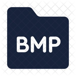 BMP Folder Icon - Download in Glyph Style