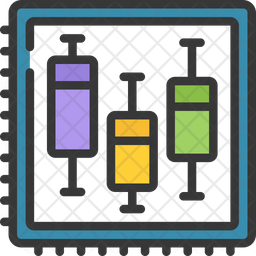 Box Plot Icon - Download in Colored Outline Style