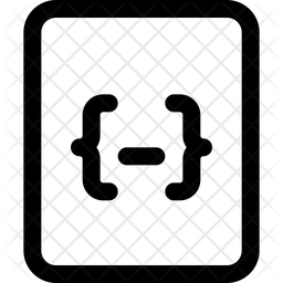 Bat File Icon - Download in Line Style