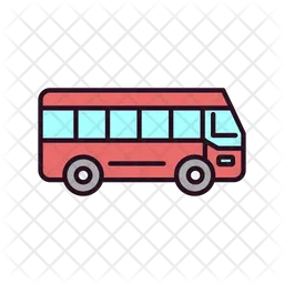 Red Bus Icon