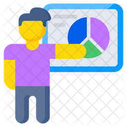 Business Presentation Icon - Download in Flat Style