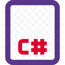 C Sharp File Icon - Download in Dualtone Style