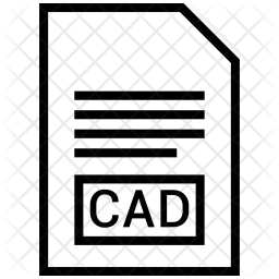 Cad file Icon - Download in Line Style